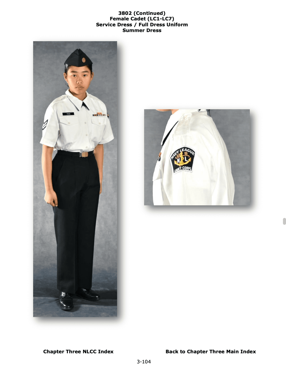 Sea Cadets - George Washington Division (CVN-73) - Uniforms